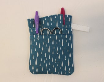 Rainbow Paw Prints Scrub POCKET Insert, Organizer and Protector for ...