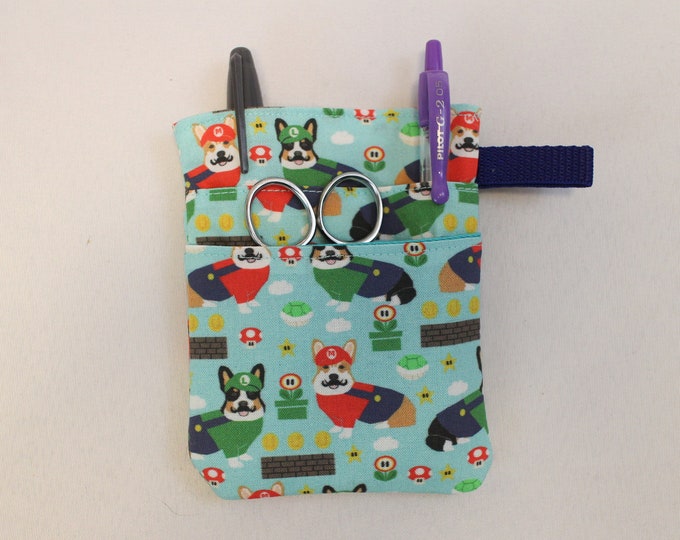 Corgi Brothers Scrub POCKET Insert, Organizer & Protector for Nurses ...