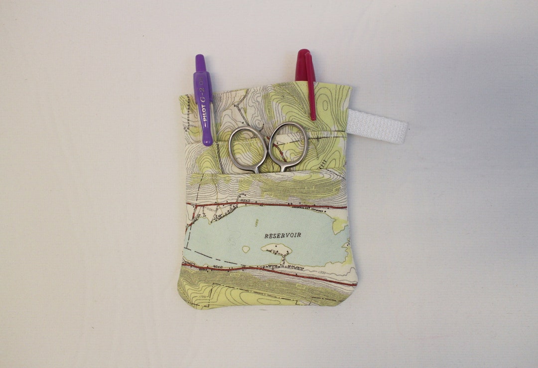 Topography Map Scrub POCKET Insert, Organizer & Protector for Nurses ...