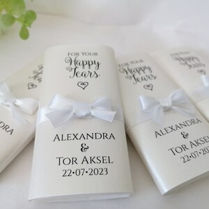 Wedding Tissues, for Your Happy Tears, Personalized Tissue Favors ...