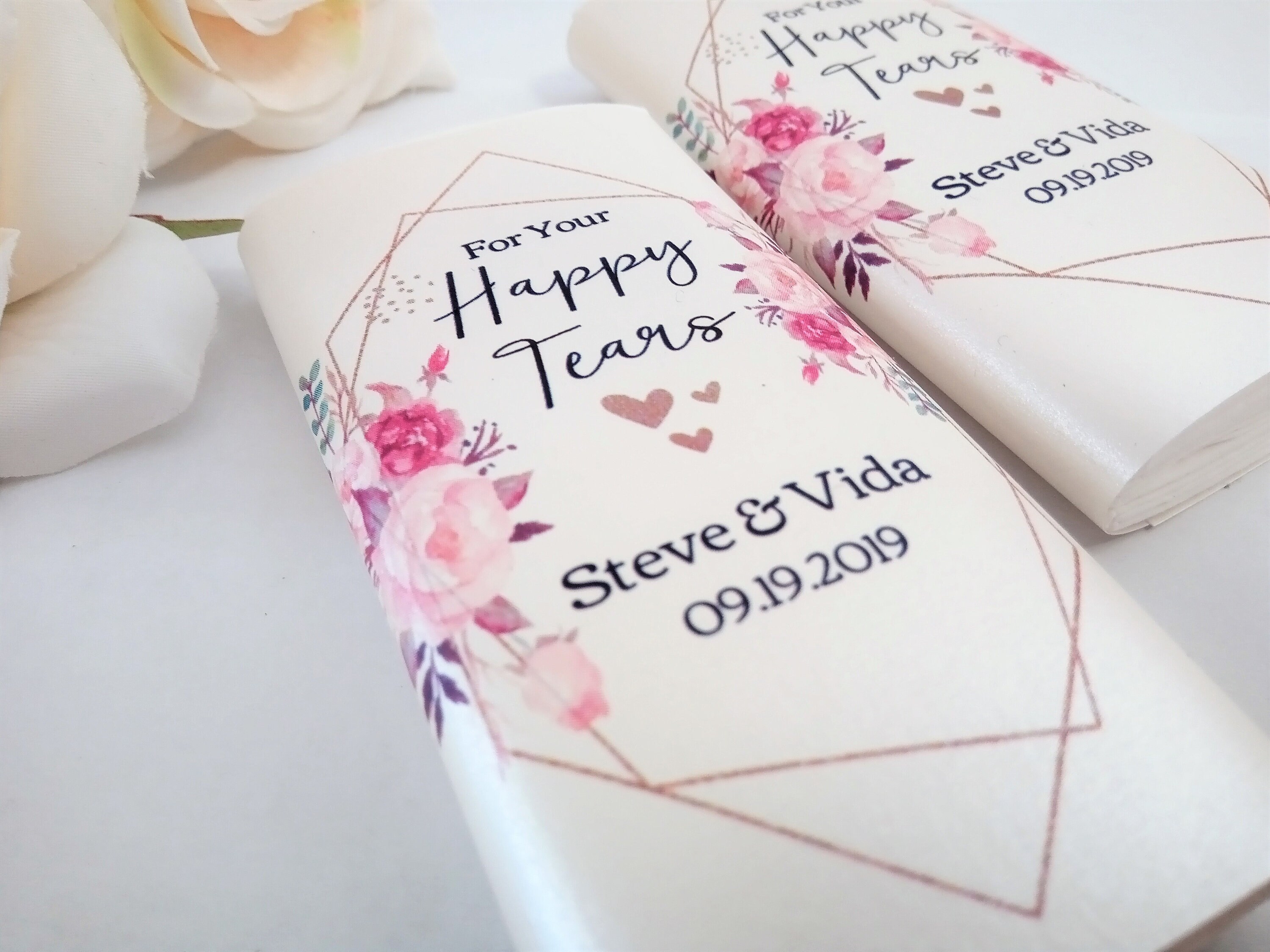 Elegant wedding favors Wedding Tissue pack Personalized | Etsy