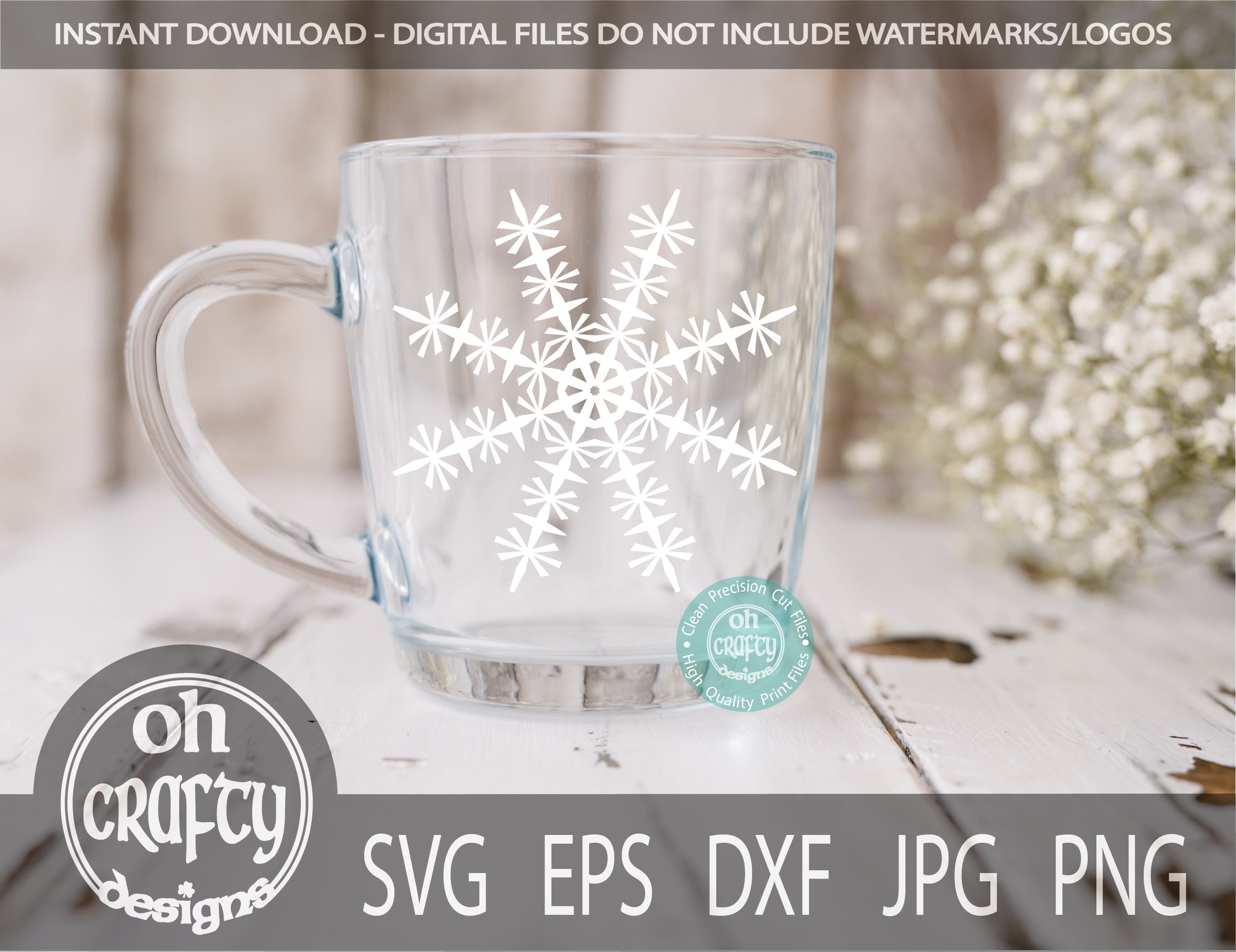 Snowflake Svg Bundle Detailed Snowflake Papercut Snowflake - Etsy