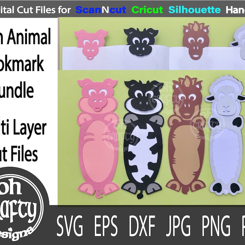 Animal Bookmark - Etsy