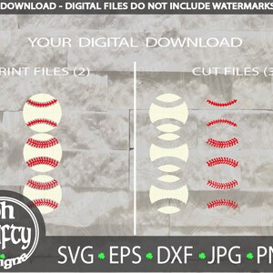 Baseballs Svg Bundle, Multi Layer Cut Files, Layered Svg, Baseballs Red ...