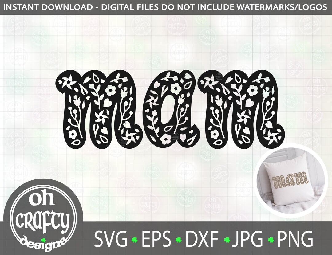 Floral Mam Svg, Mam Flower Svg, Mothers Day Svg, Mam Birthday Svg, Mam Cutfile, Mam Sweatshirt ...