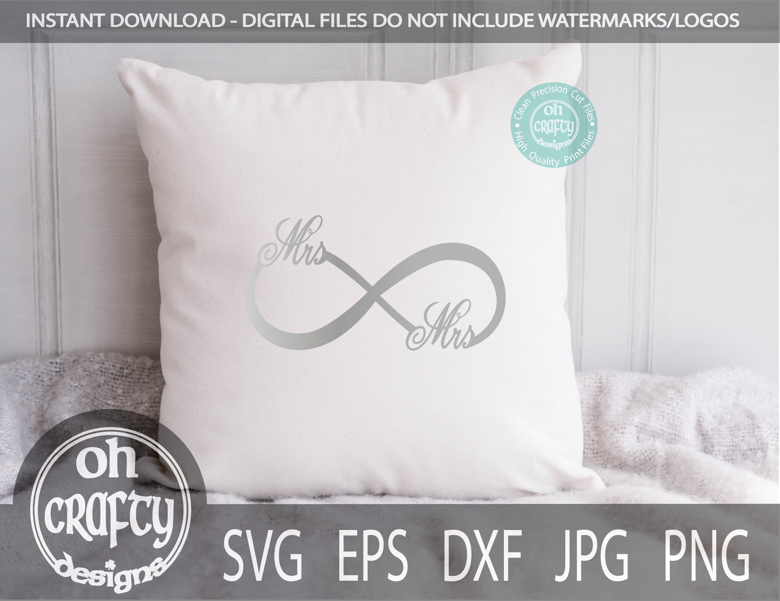 Mrs and Mrs Infinity Svg, Infinity Svg Cut File, Mrs & Mrs Cut File ...