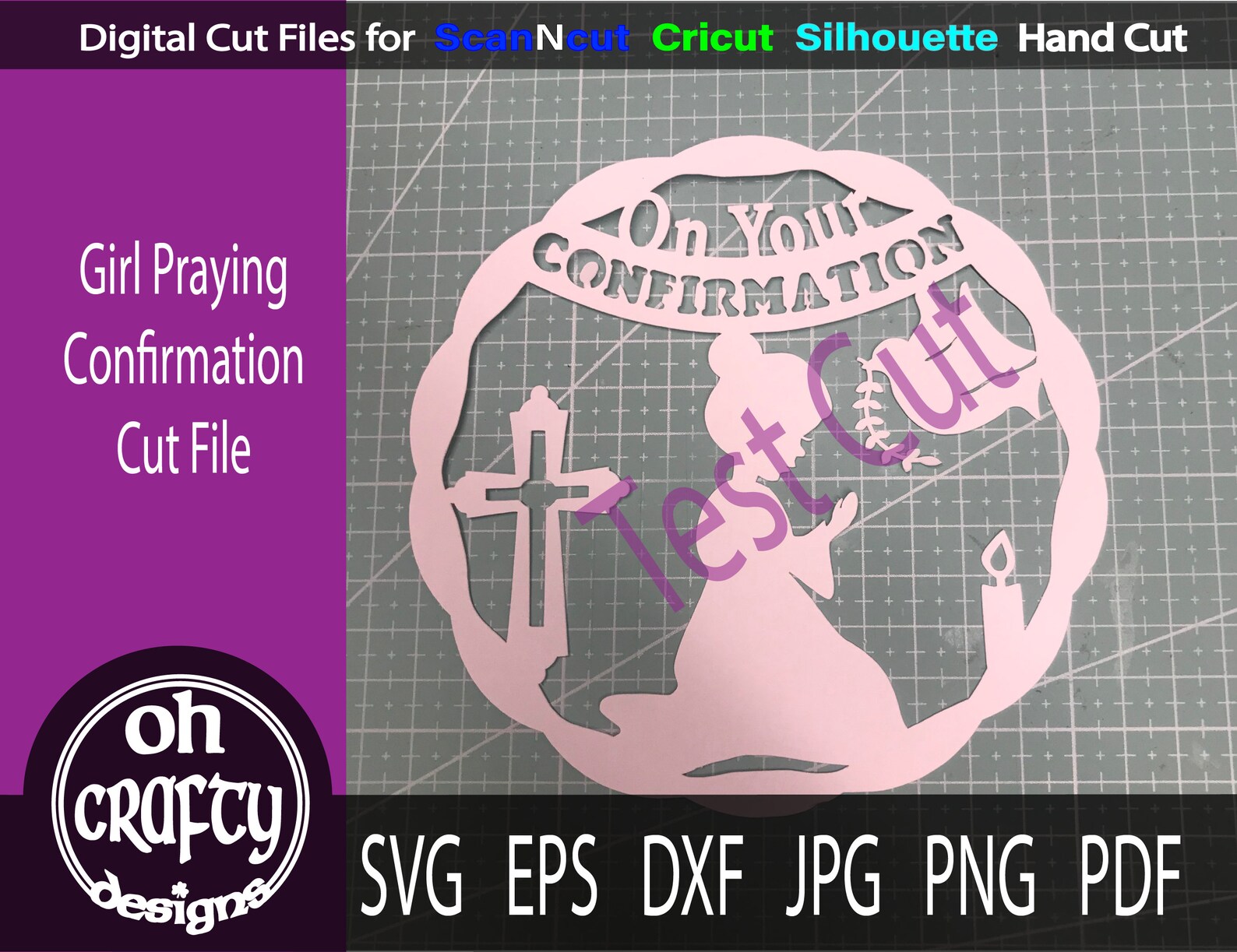 Confirmation Svg, Girl Praying Svg, Confirmation Cut File, Confirmation ...