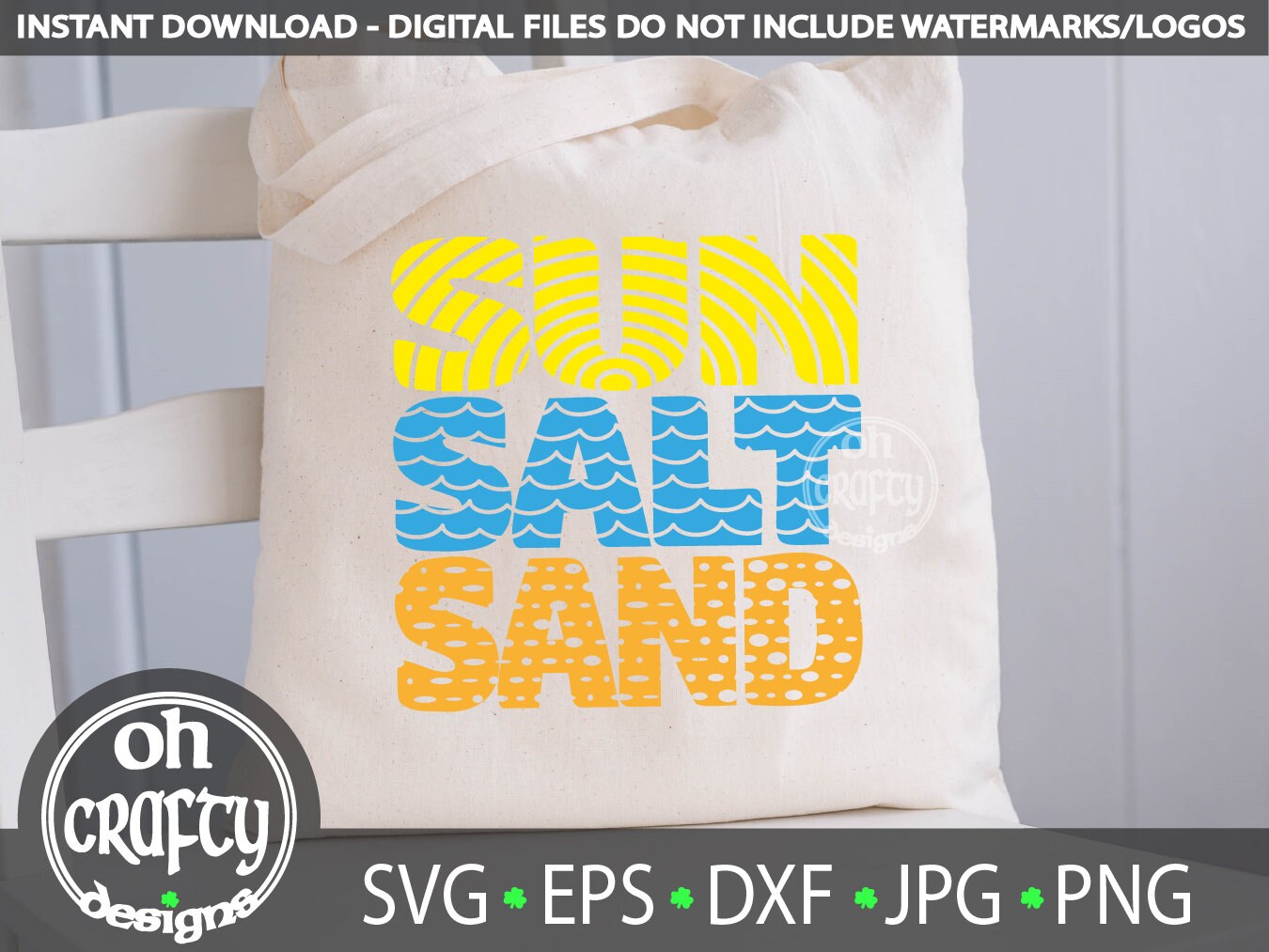 Sun Salt Sand Svg Summer Svg Beach Svg Vacation Svg dxf - Etsy