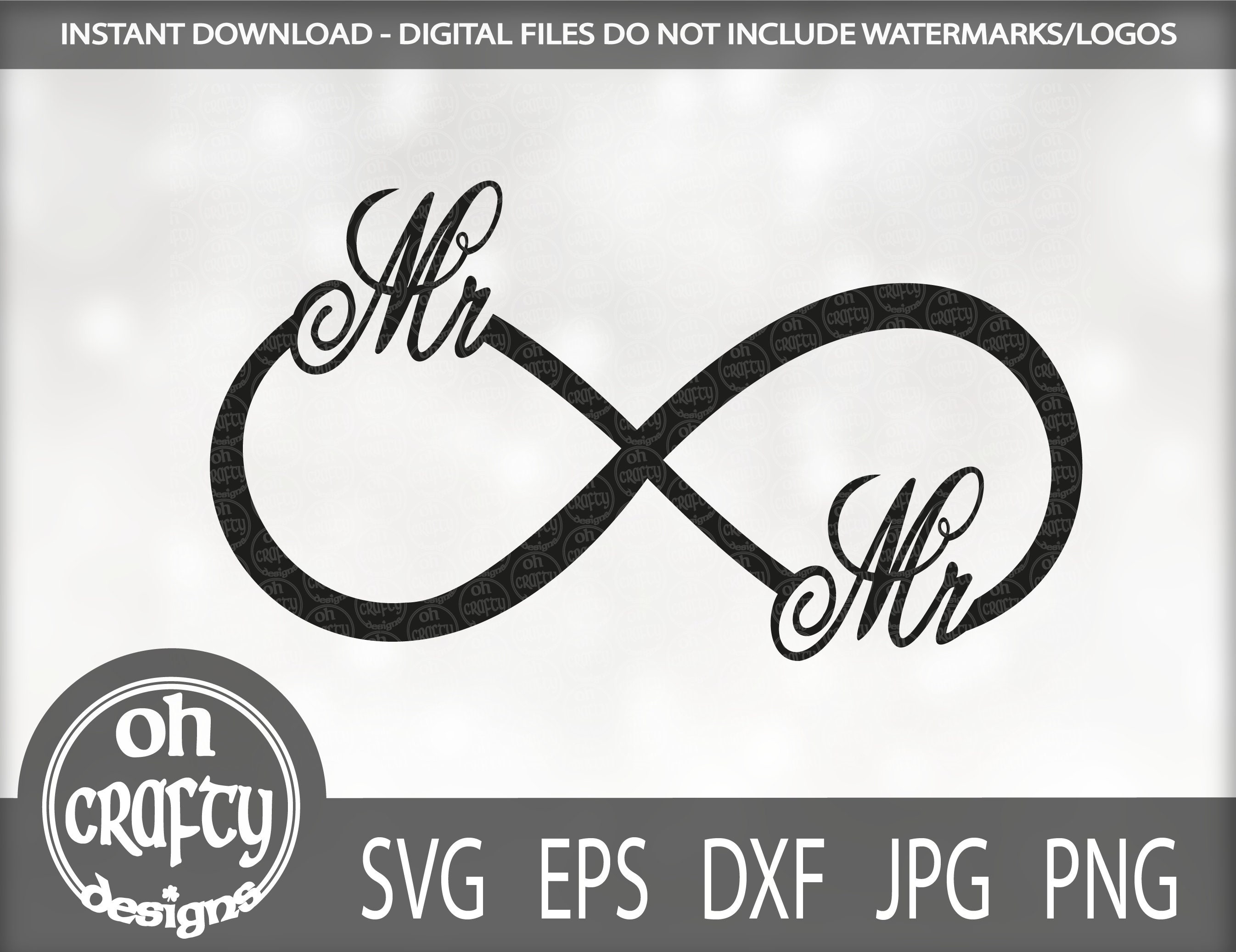 Mr and Mr Infinity Svg Infinity Sign Svg File Mr & Mr Cut - Etsy