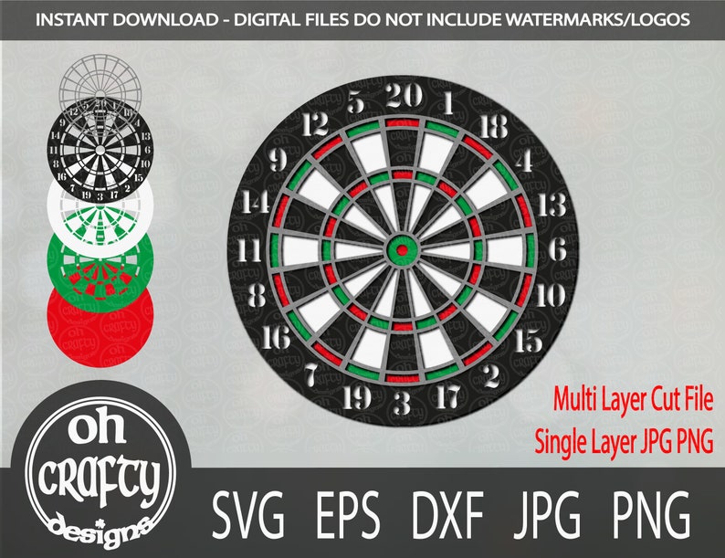 Dart Board Svg, Fathers Day Svg, Bullseye Svg, Cake Topper Svg, Dad ...