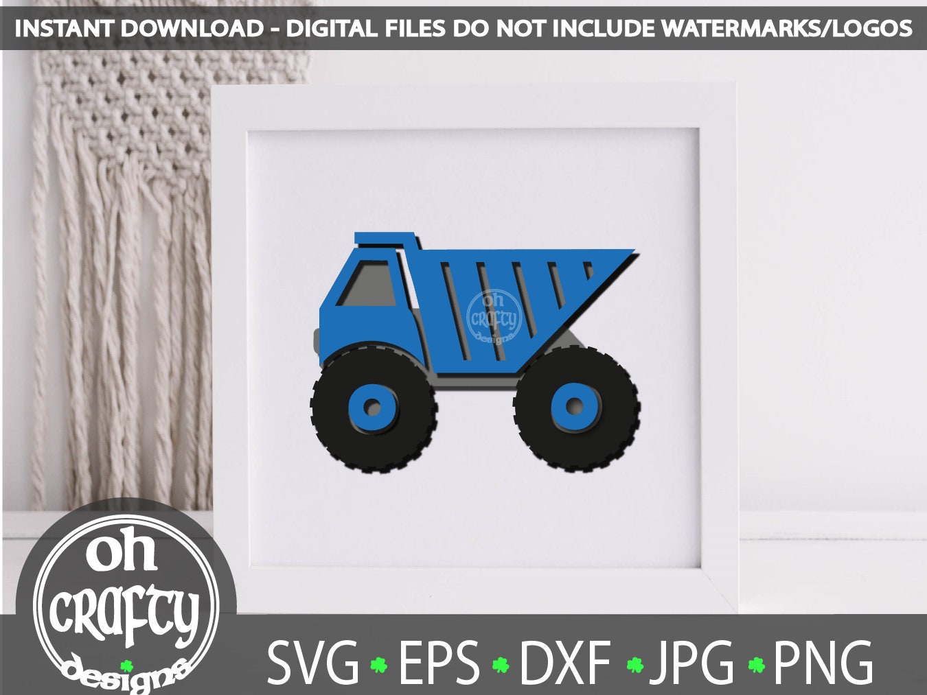 Tractor Digger Dumper Truck Svg Construction Svg Farm - Etsy