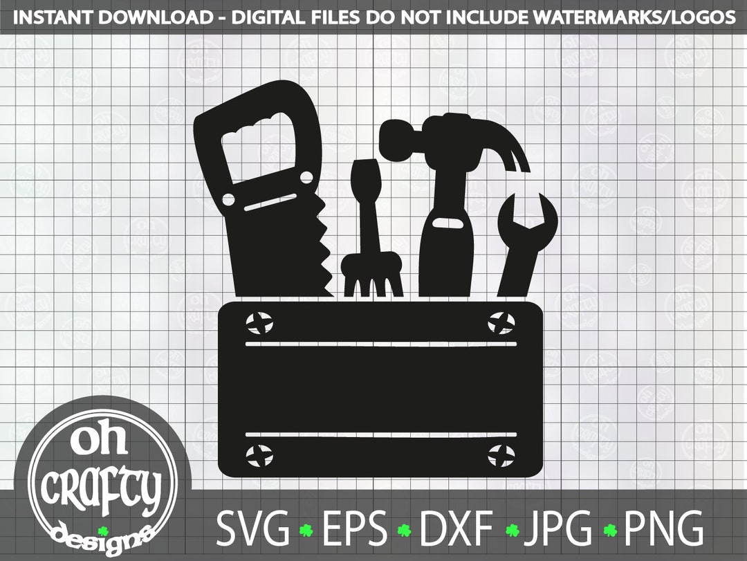 Tool Box Svg File, Tool Svg Cutfile, Handyman Svg, Customizable Design ...