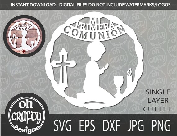 Mi Primera Comunion Svg Boy Praying Svg Primera Comunion | Etsy Singapore