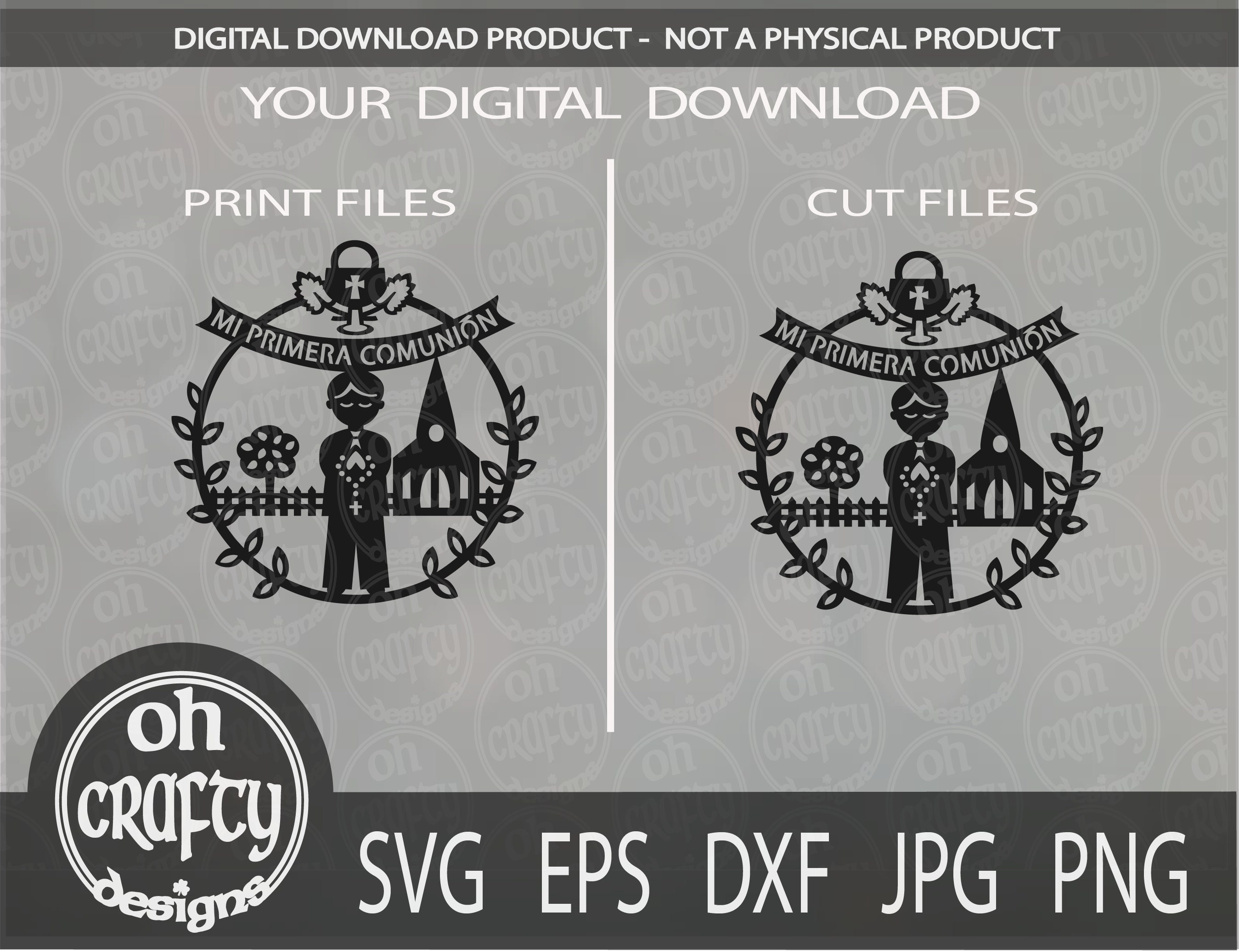 Mi Primera Comunion Svg Boy Communion Svg Primera Comunion | Etsy UK