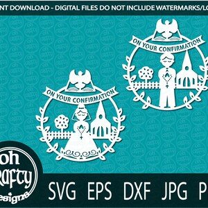 Confirmation Svg Bundle, Confirmation Svg Cut Files, Boy Confirmation ...