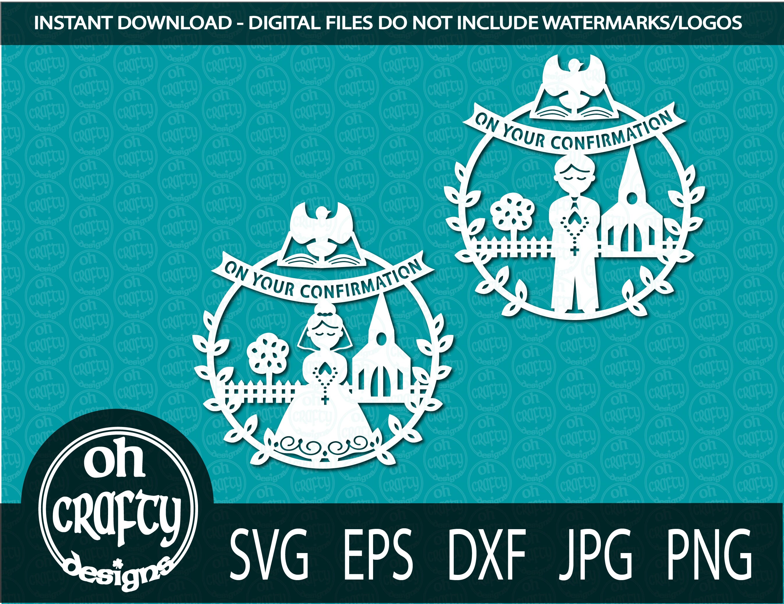 Confirmation Svg Bundle Confirmation Svg Cut Files Boy - Etsy Ireland