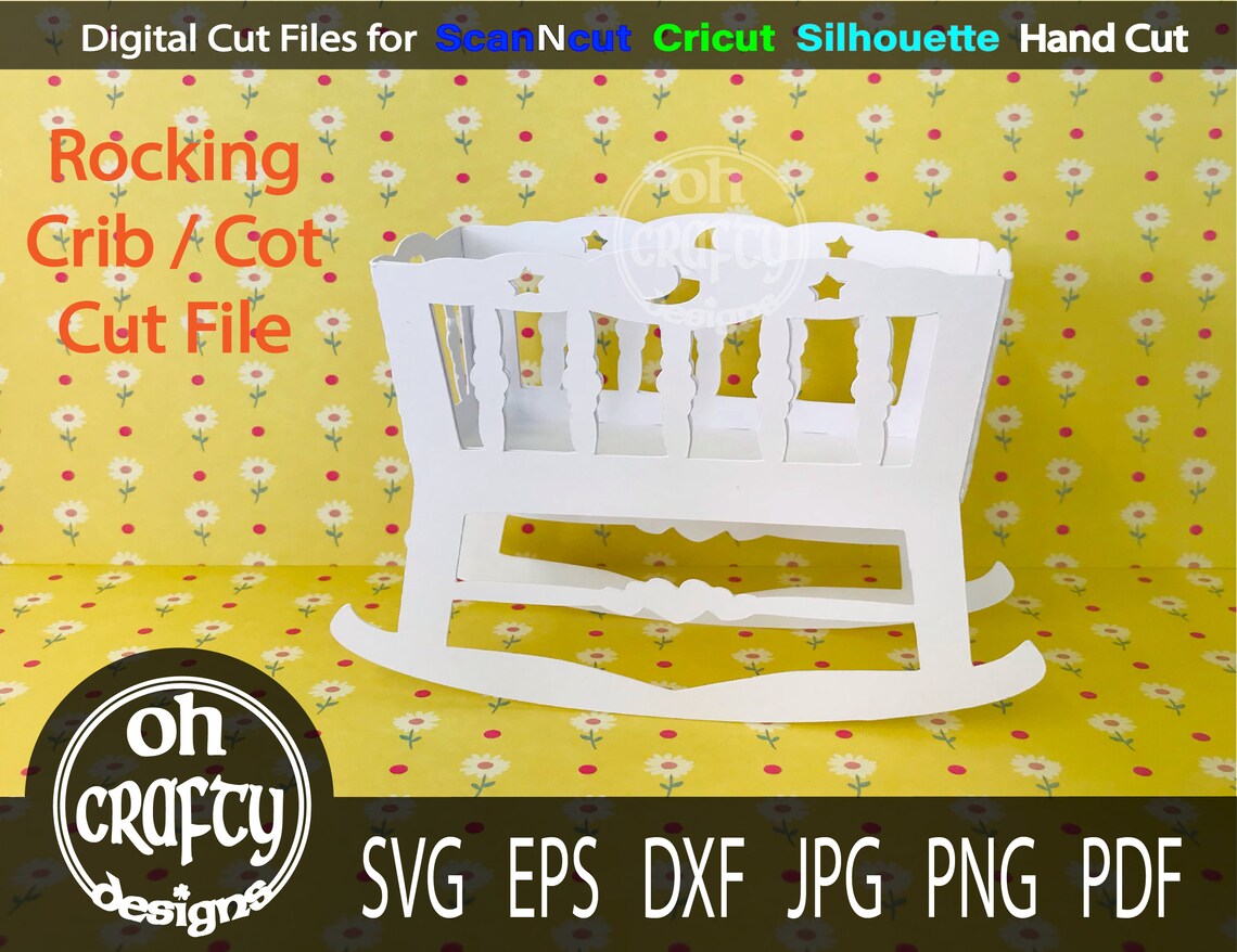 Crib Svg Baby SVG BABY Shower Svg Cot Svg New Baby Svg - Etsy