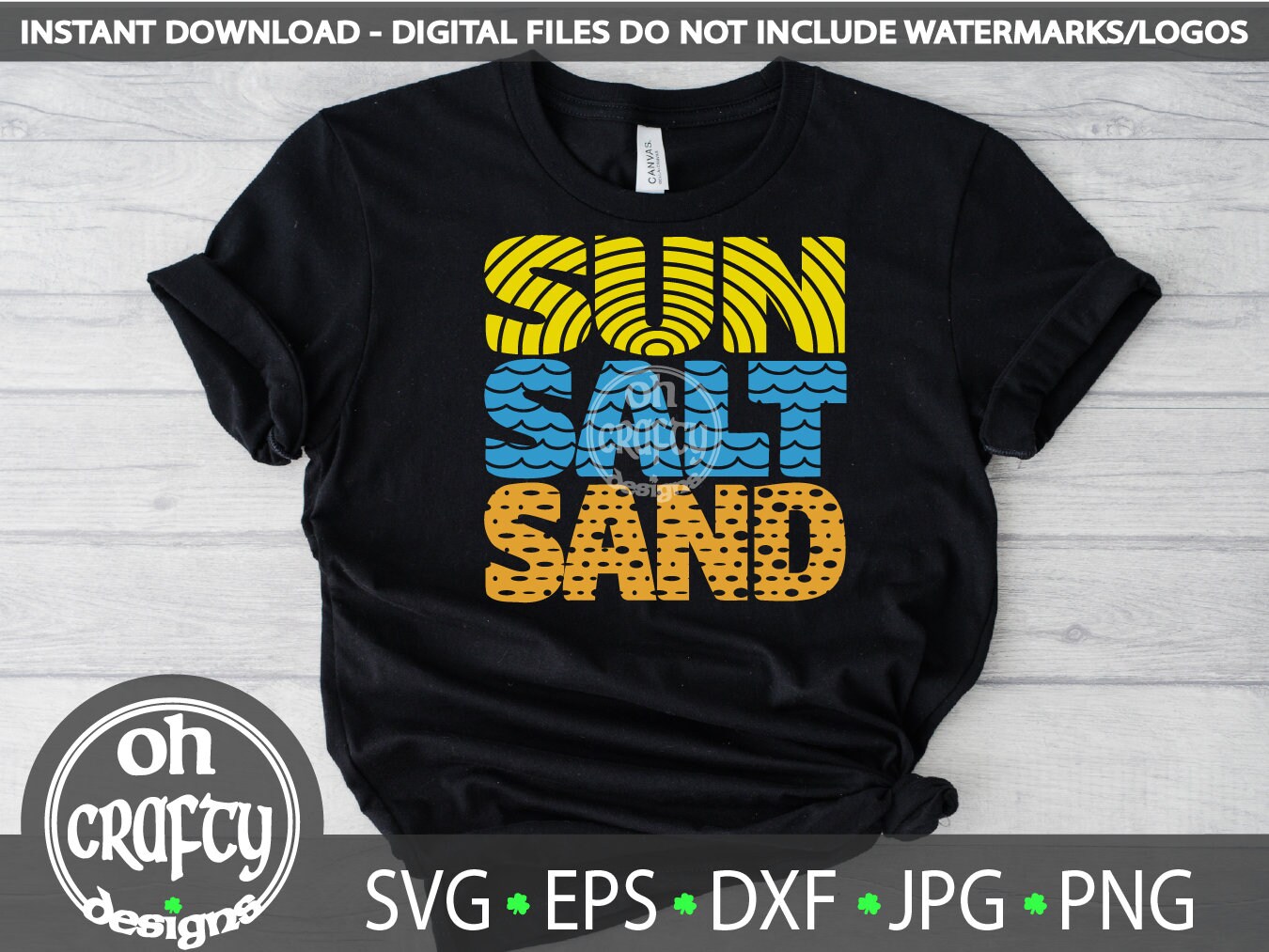 Sun Salt Sand Svg Summer Svg Beach Svg Vacation Svg dxf - Etsy