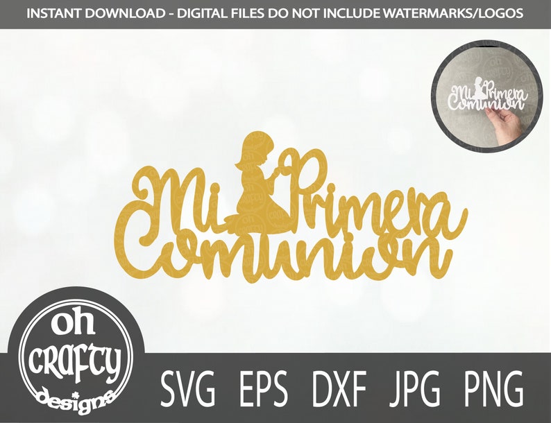 Primera comunión svg bundle, mi primera comunión svg, caketopper svg ...