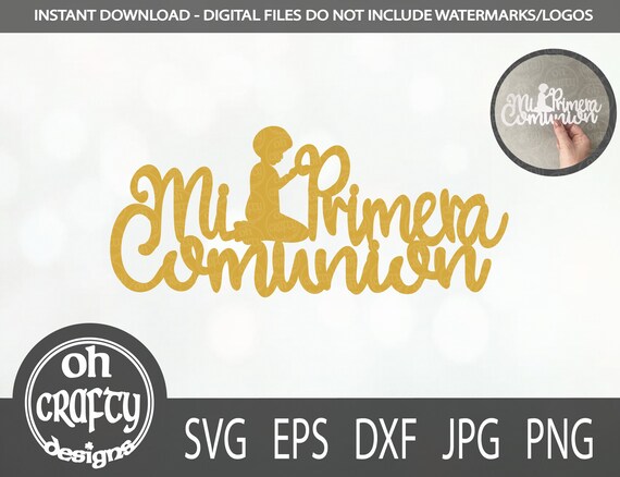 Primera Comunión Svg Mi Primera Comunión Svg Boy Praying Svg | Etsy