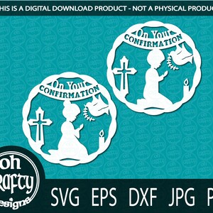 Confirmation Svg Bundle, Confirmation Svg Cut Files, Boy Confirmation ...