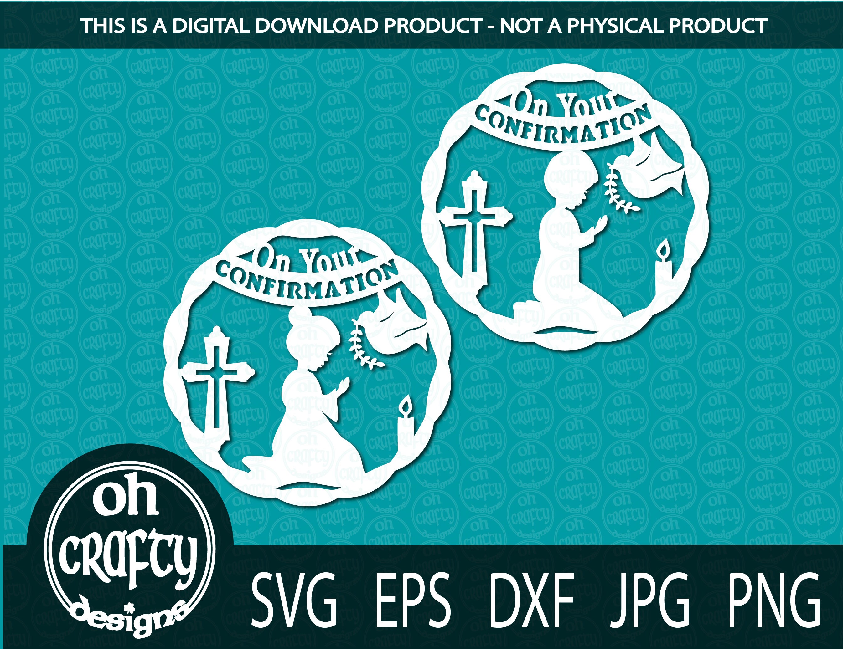 Confirmation svg bundle confirmation svg cut files boy | Etsy