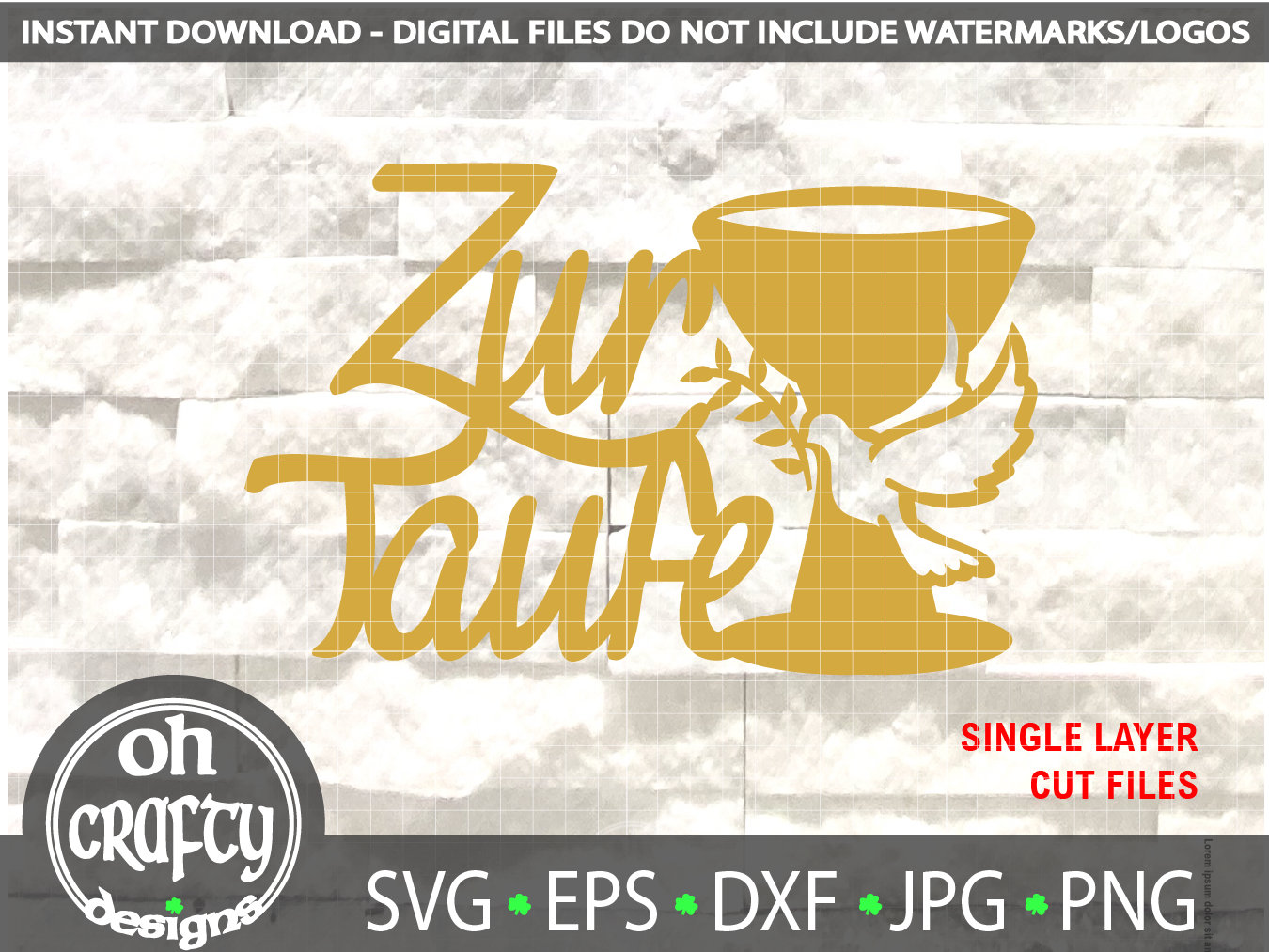 Zur Taufe Svg Baptismal Font Svg Dove Svg Baptism Svgfile - Etsy Hong Kong