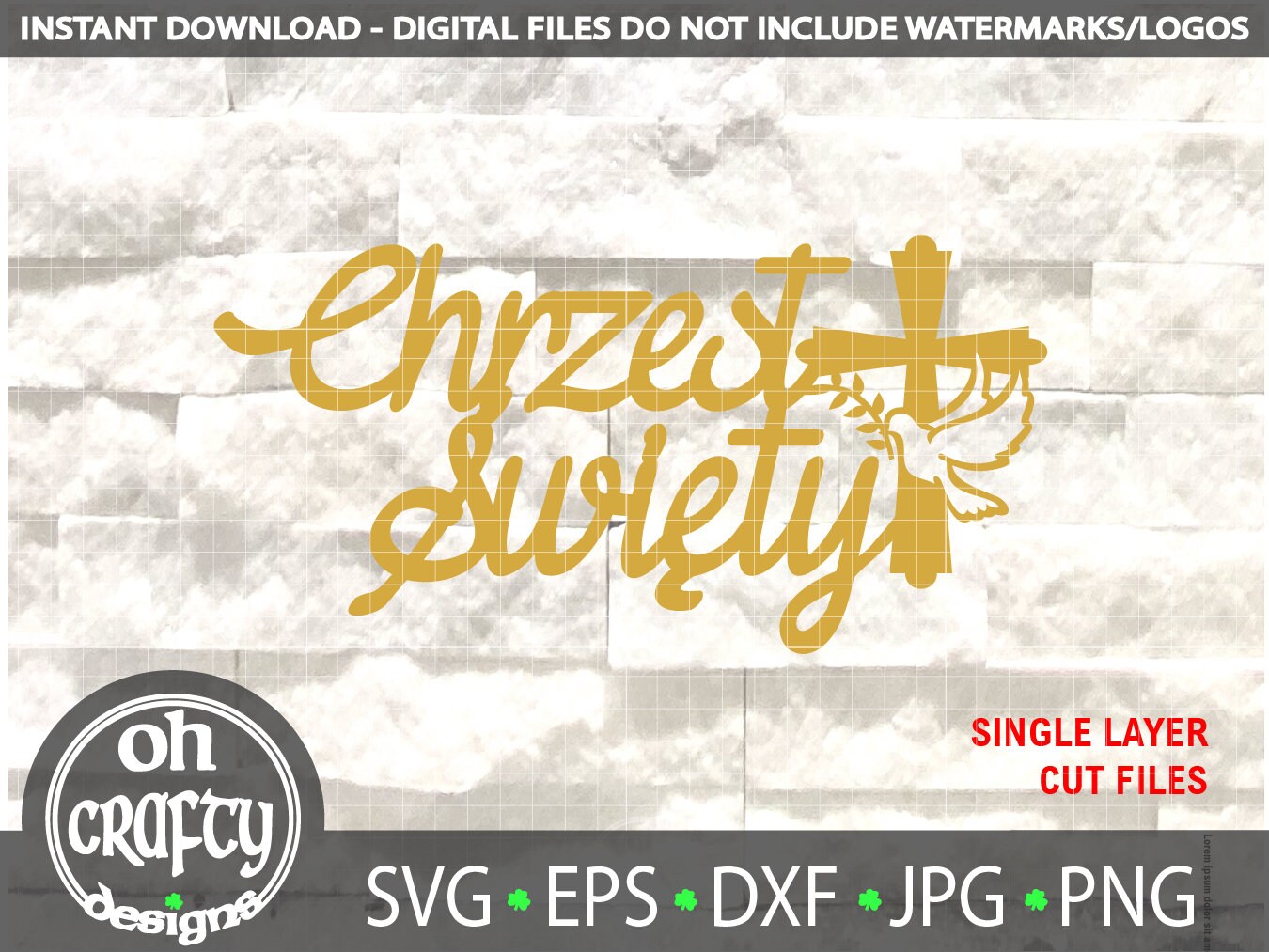 Chrzest Swiety Svg Dove Svg Cross Svg Baptism Svg File - Etsy