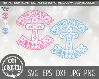 Confirmation Svg - Etsy