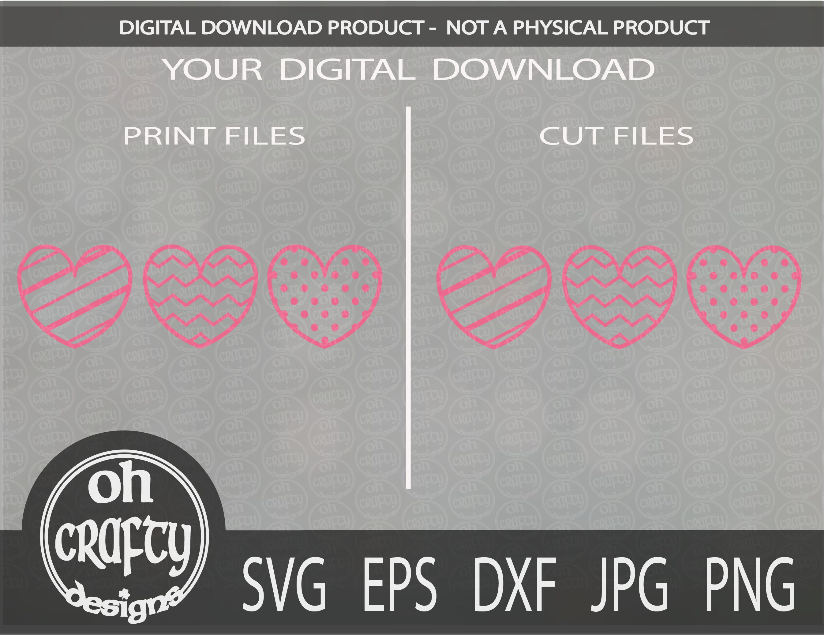 Heart Svg Bundle Patterned Heart Svg Heart Svg File Heart | Etsy