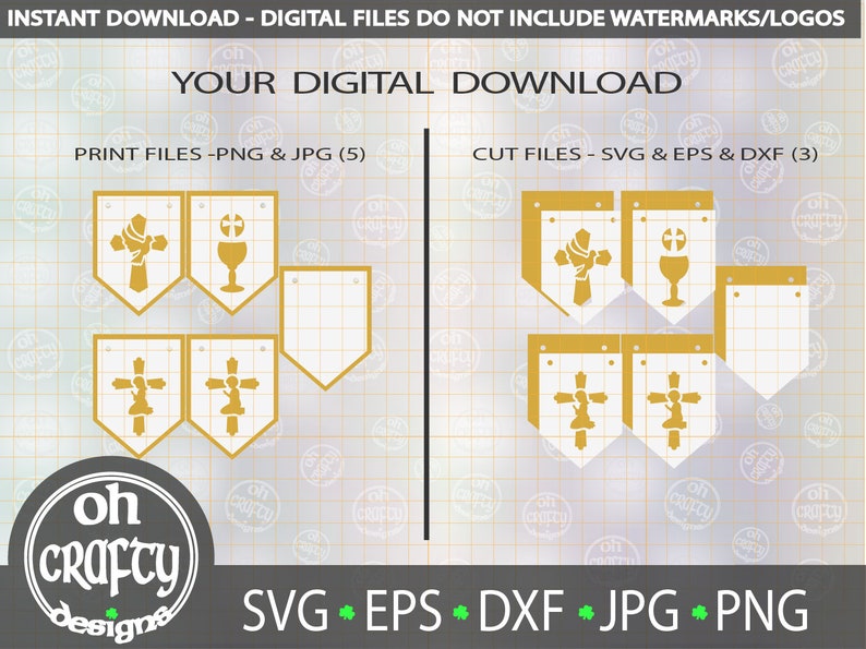 Bunting Svg Confirmation Bunting Svg Communion Bunting Svg - Etsy