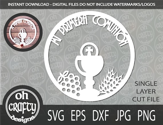 Mi Primera Comunion Svg Primera Comunion Svg Communion Cake | Etsy UK