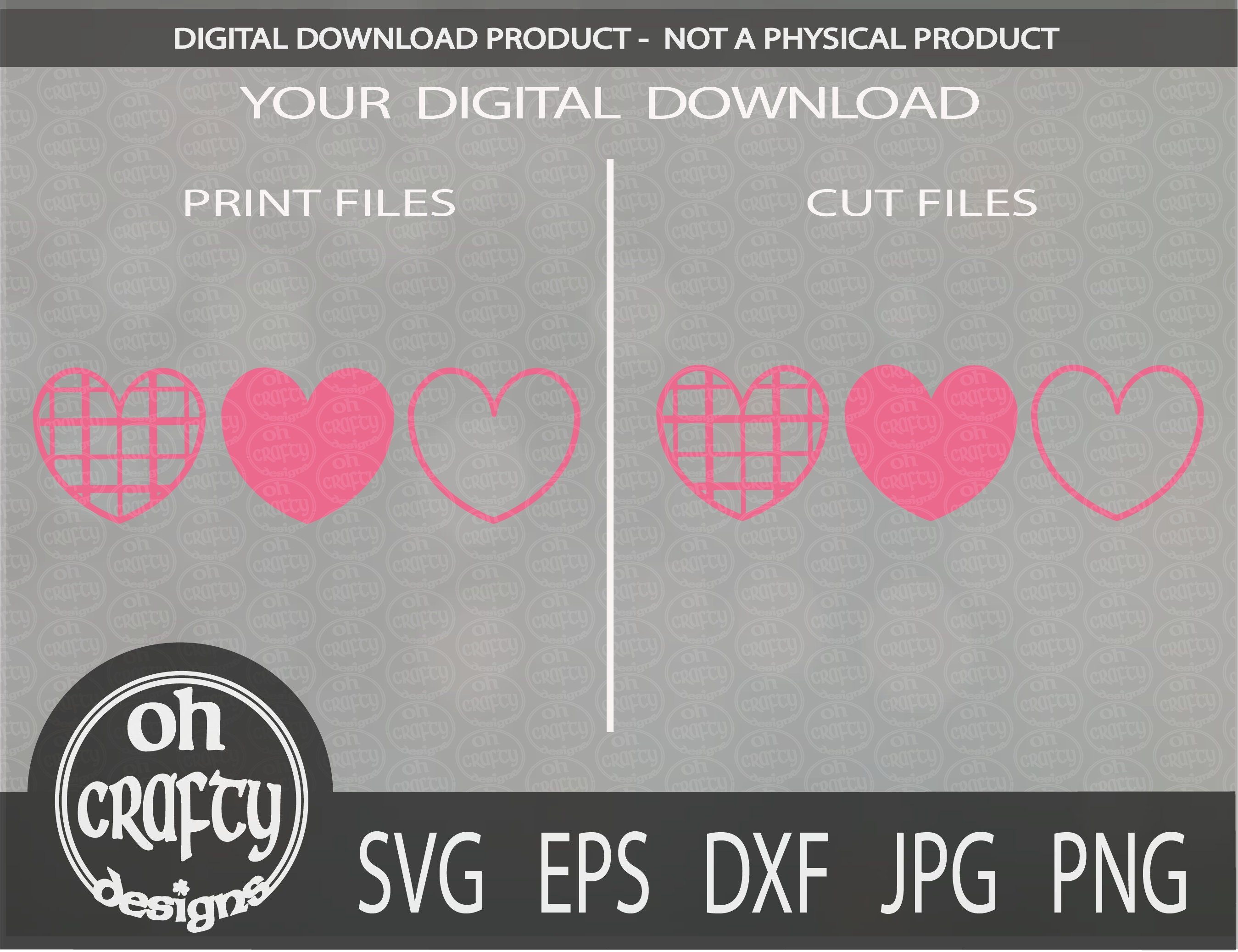 Heart Svg Bundle Patterned Heart Svg Heart Svg File Heart | Etsy