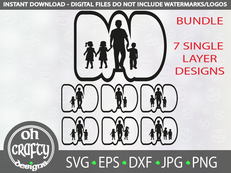 Dad and Son Svg File Daddy Daughter Svg Fathers Day Svg - Etsy