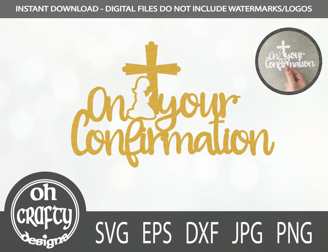 Girl Confirmation Svg, Praying Girl Svg, on Your Confirmation Svg ...