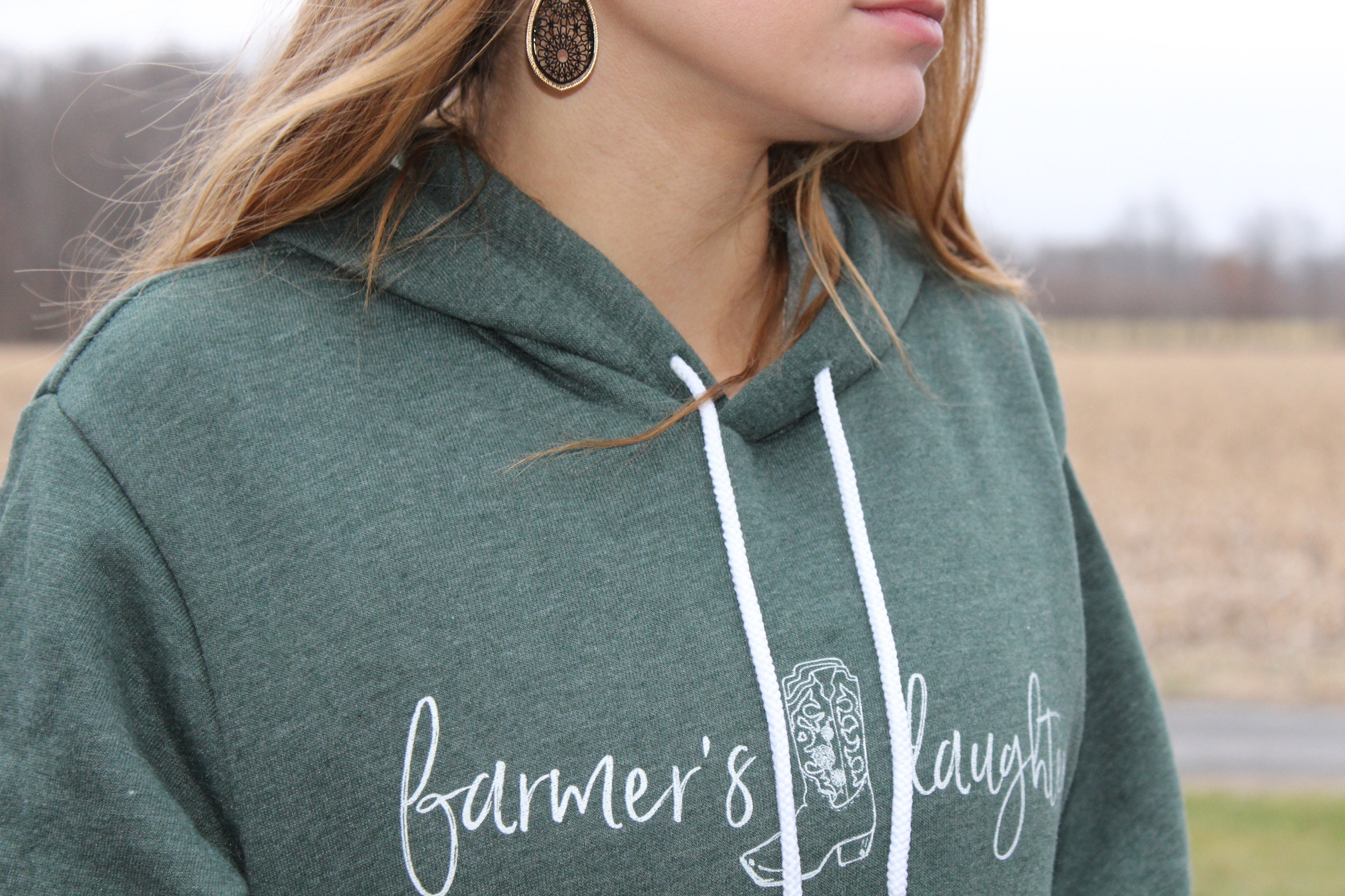 Farmer's Daughter Hoodie / Farm Hoodie / Farm Sweatshirt / Farmer's ...
