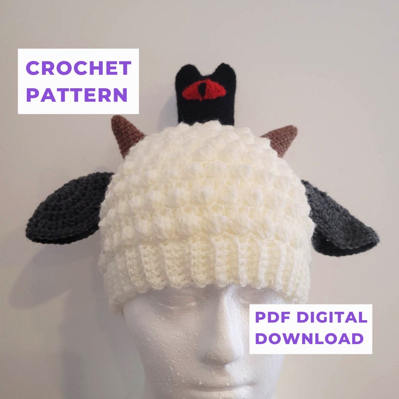 Crochet Lamb Hat - Etsy