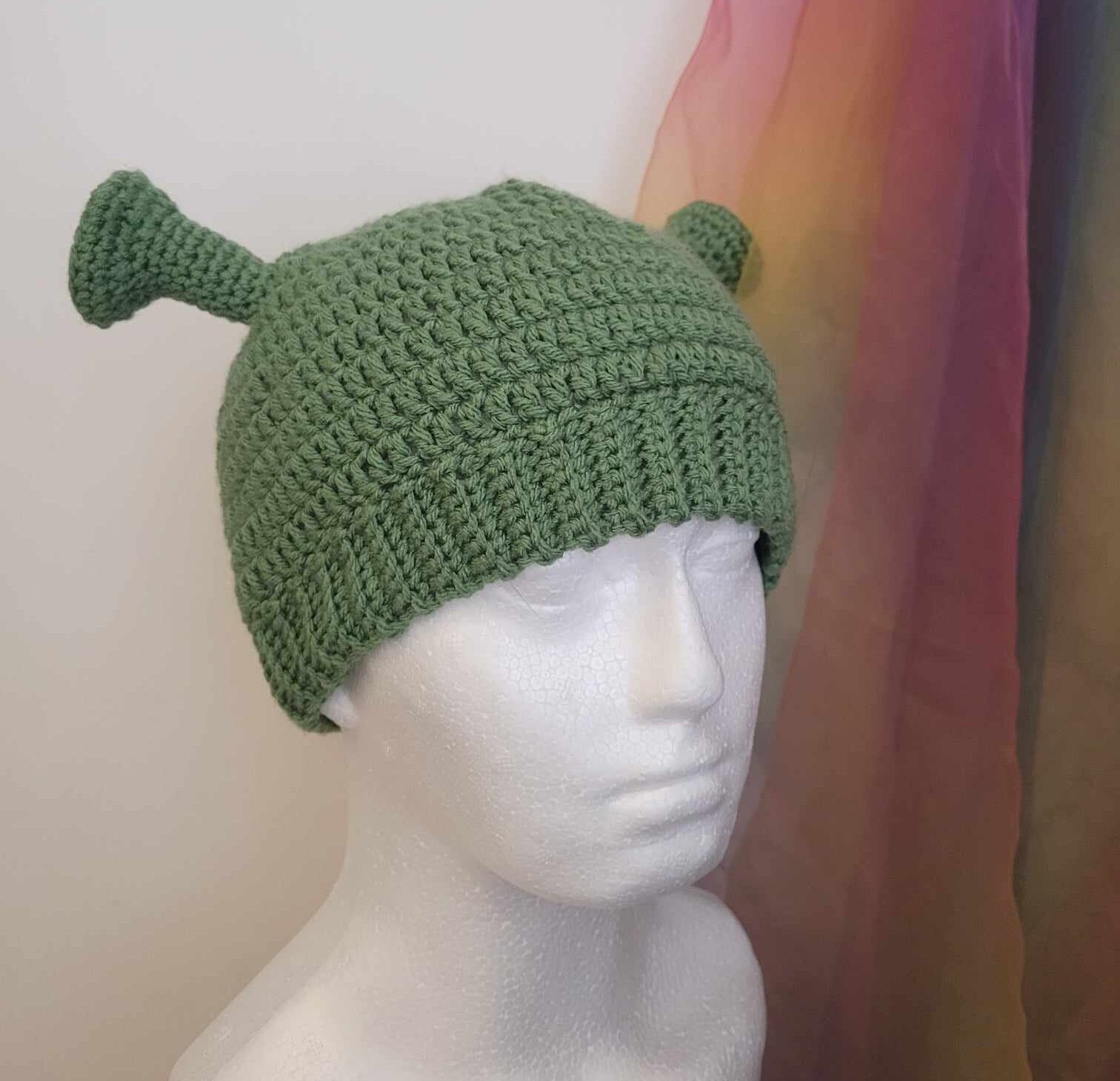 Shrek Ogre Hat PATTERN - Etsy