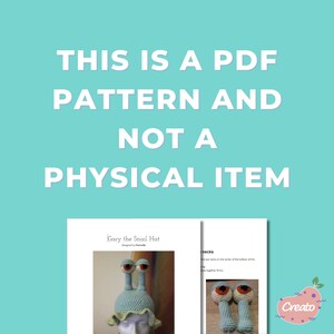Gary the Snail Hat PATTERN - Etsy