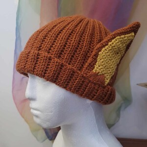 Chapaa Hat Crochet PATTERN - Palia, Cute Fox Hat, Ribbed Beanie, Animal ...