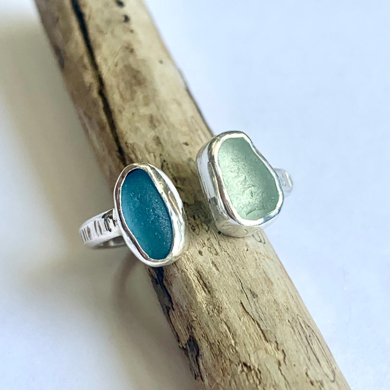 Sea Glass Ring - Etsy