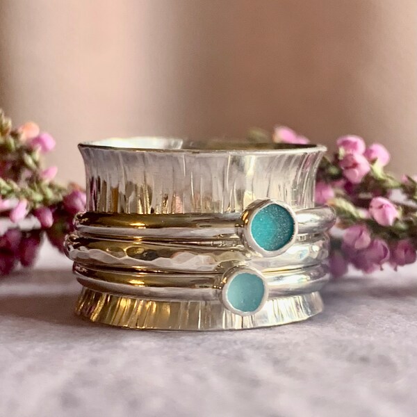 Handmade Glass Ring - Etsy