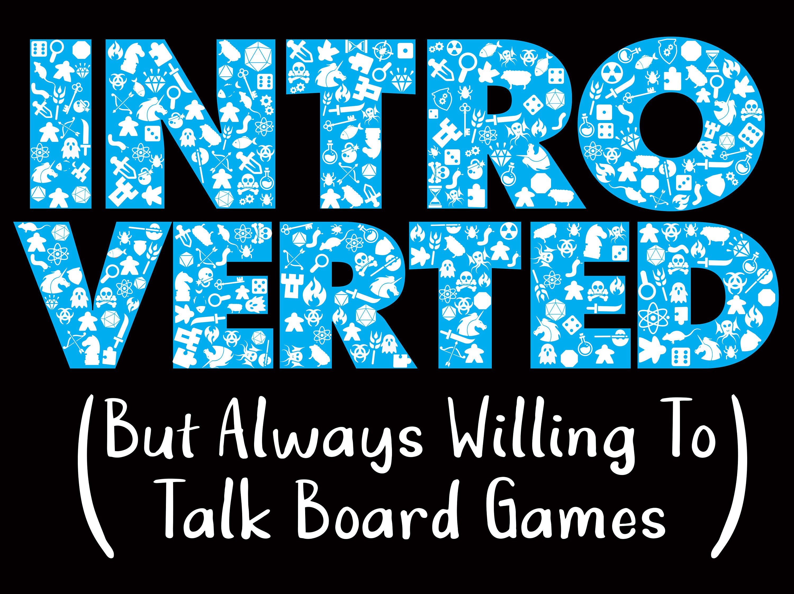 Funny Introverted Board Gamer Shirt Short-sleeve Unisex T-shirt ...