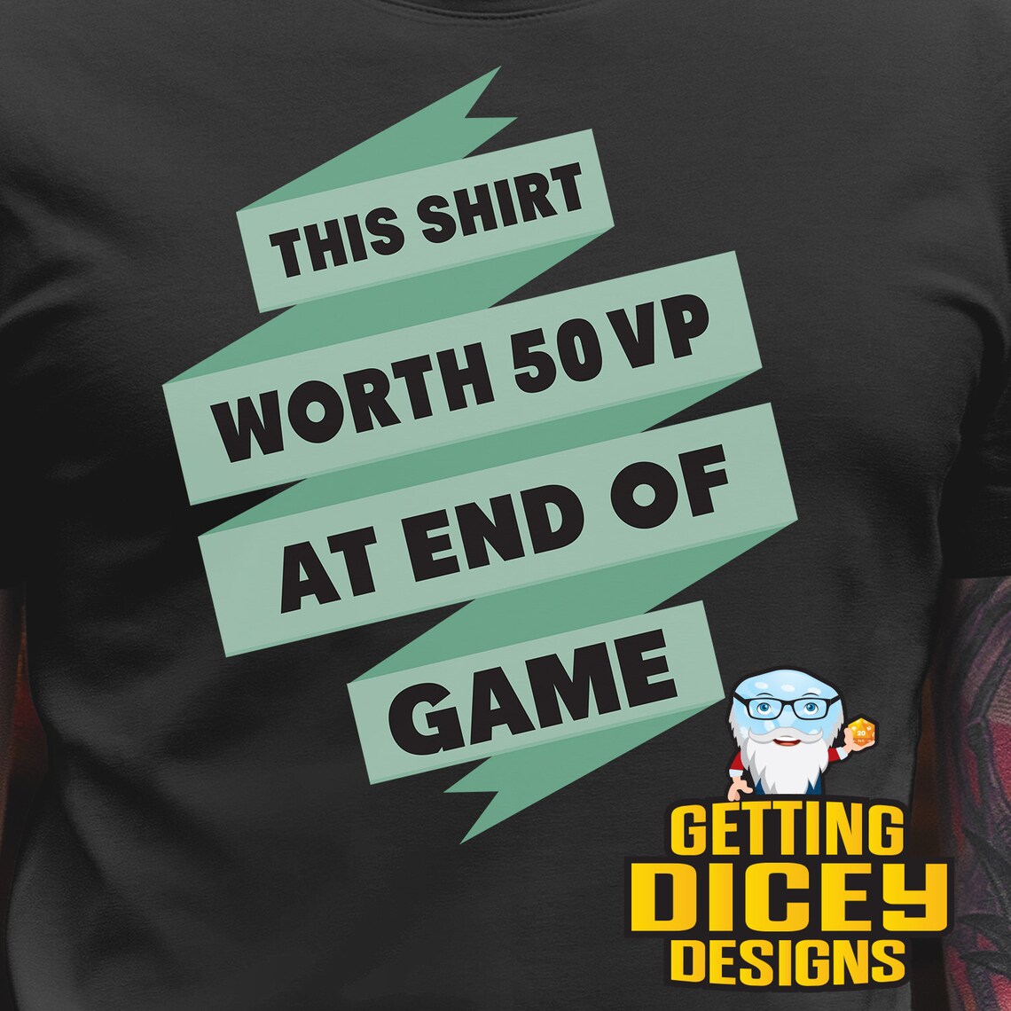 Funny Board Game T Shirt This Shirt Worth 50VP at the End of - Etsy
