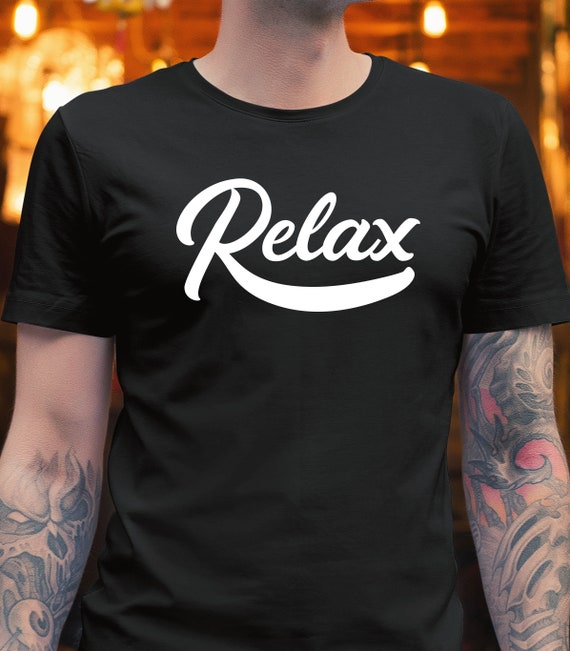 Relax Short-Sleeve Unisex T-Shirt Men and Women | Etsy