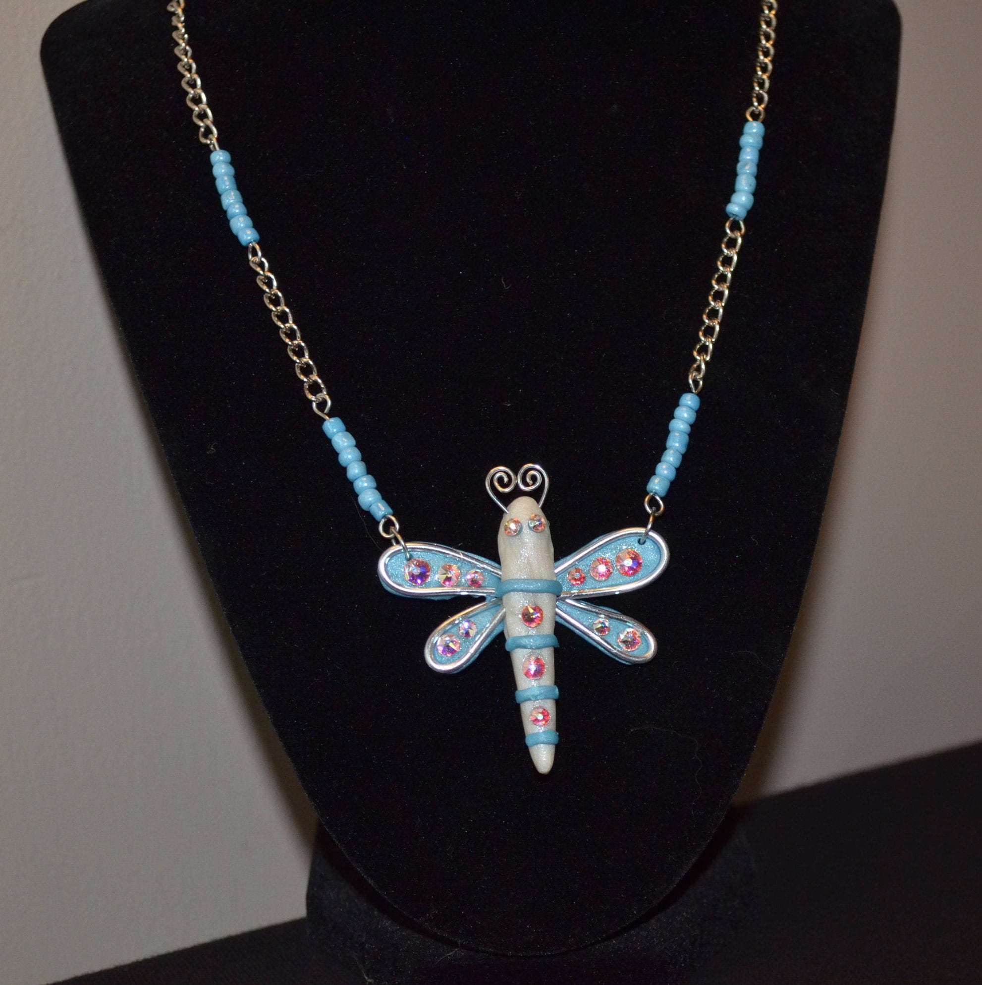 Collar de libélula collar colgante lindo regalo de - Etsy España