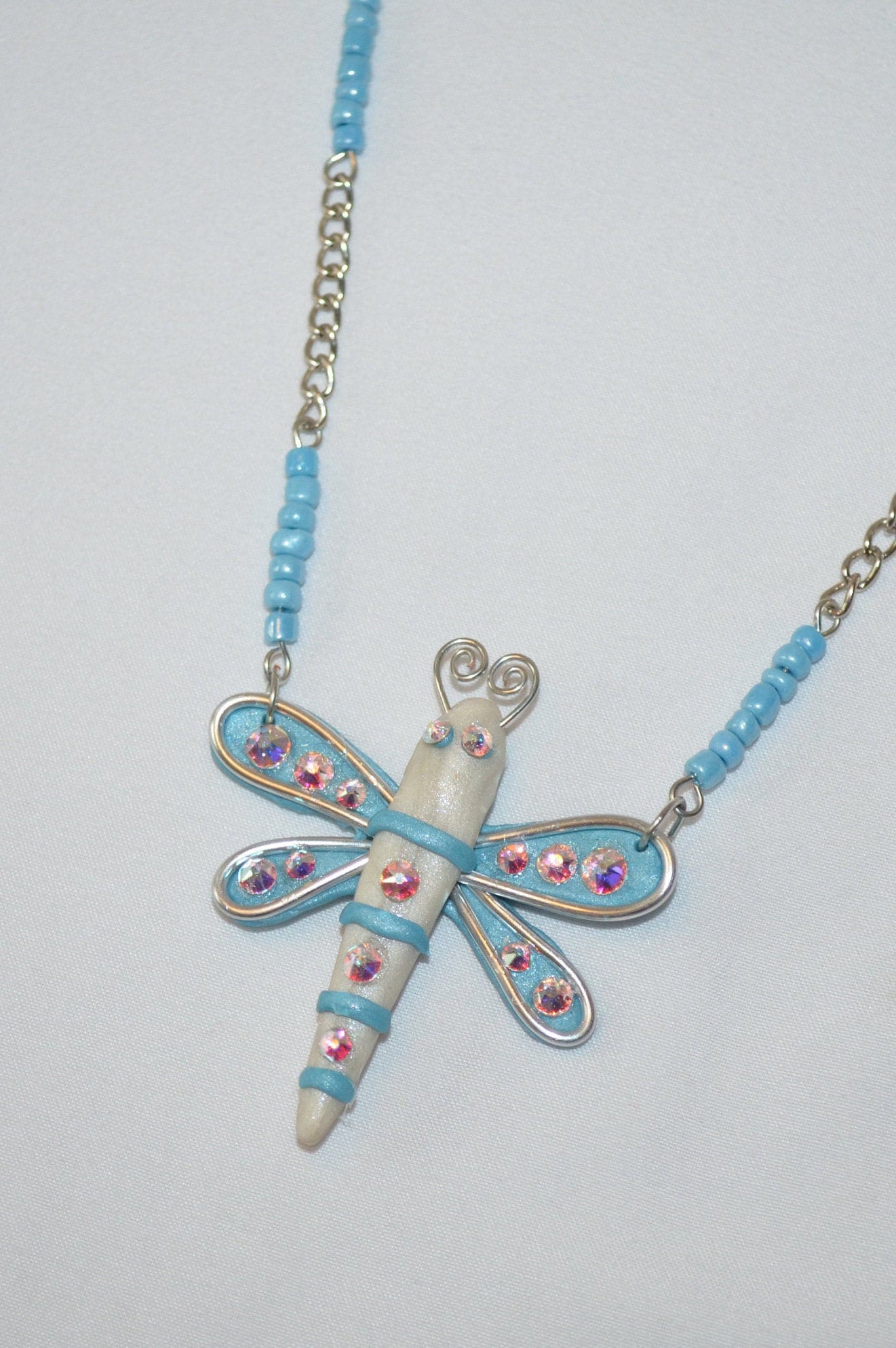 Collar de libélula collar colgante lindo regalo de - Etsy España