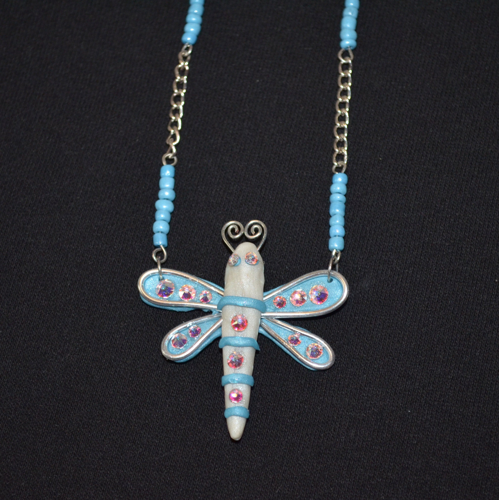 Collar de libélula collar colgante lindo regalo de - Etsy España