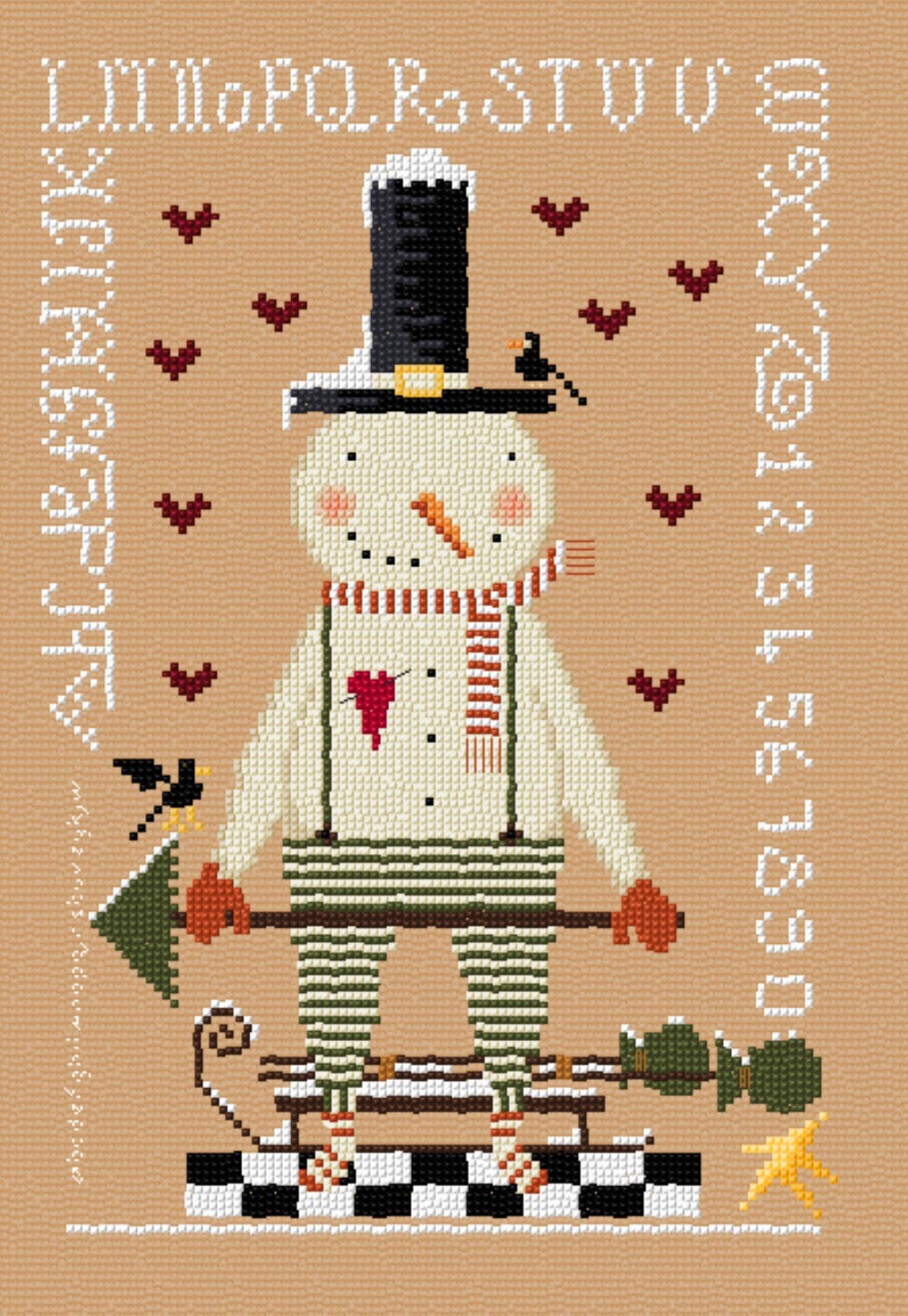 Frosty the Snowman - Cross Stitch Pattern PDF - Etsy