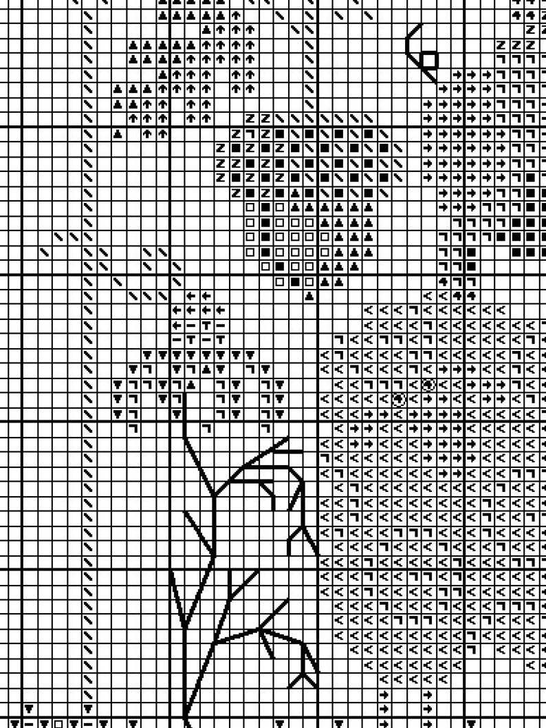 Spring Primitive Cross Stitch Pattern PDF - Etsy